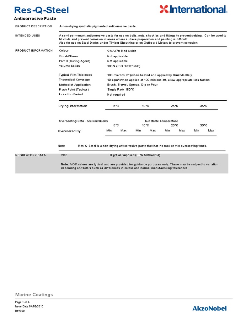 Res Q Steel | PDF | Paint | Safety