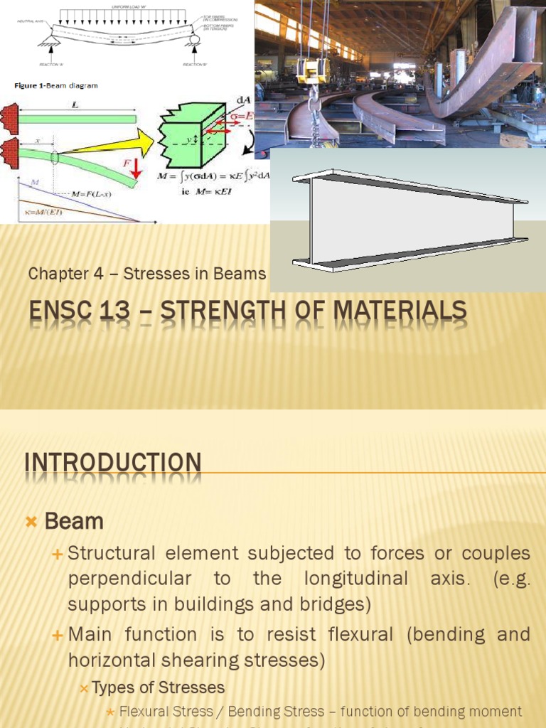 Beam Stresses: Flexural & Shear Analysis | PDF | Bending | Beam (Structure)