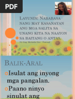 Filipino1 - Q3 - Module14 - Mga Babala Sa Paligid - v1 | PDF