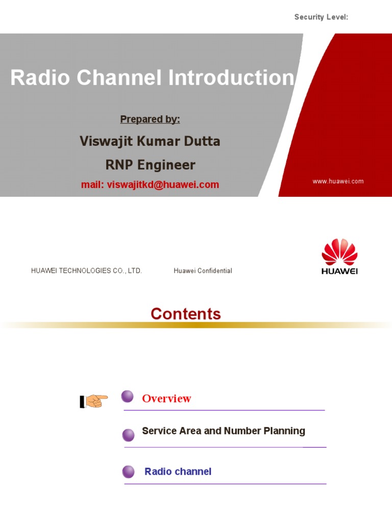 Radio Channel Introduction: Viswajit Kumar Dutta RNP Engineer | PDF ...