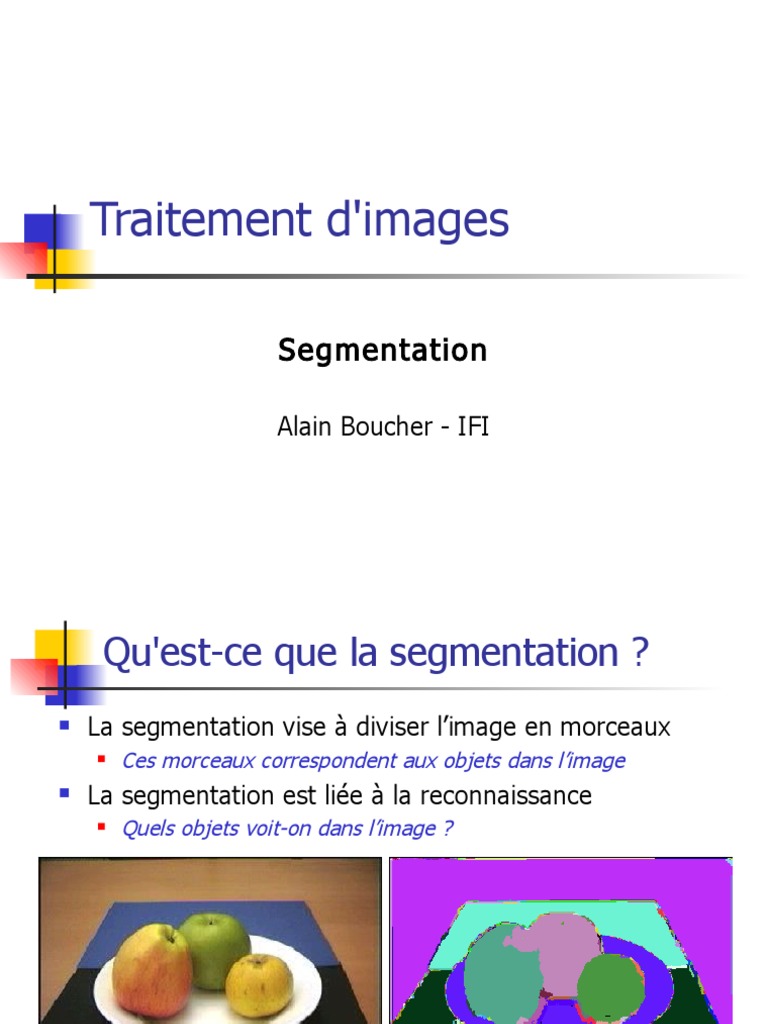Segmentation par seuillage d'images | PDF | Segmentation d'image | Imagerie
