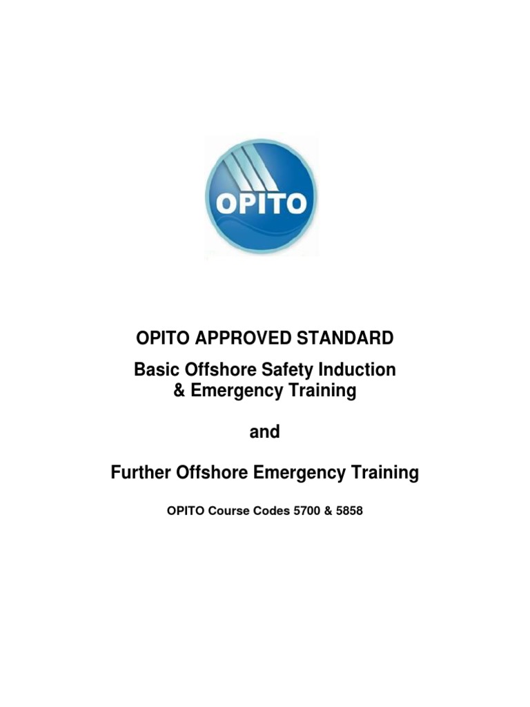 OPITO BOSIET and FOET Standards PDF | PDF | Safety | Firefighting