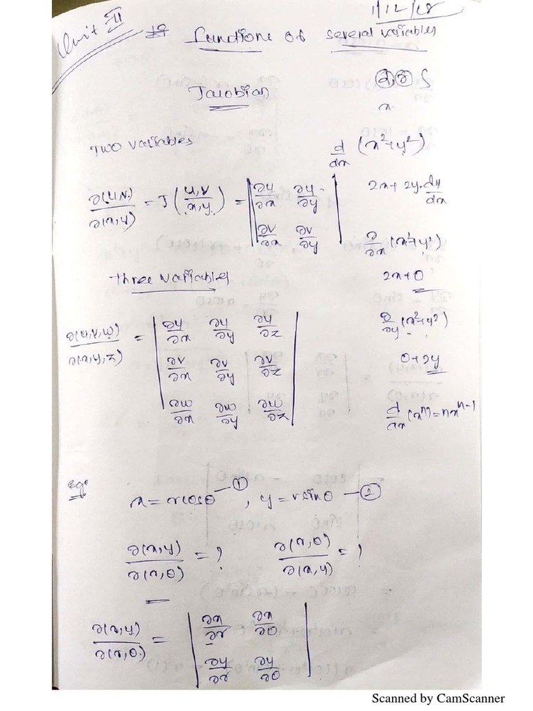 Jacobian Method | PDF