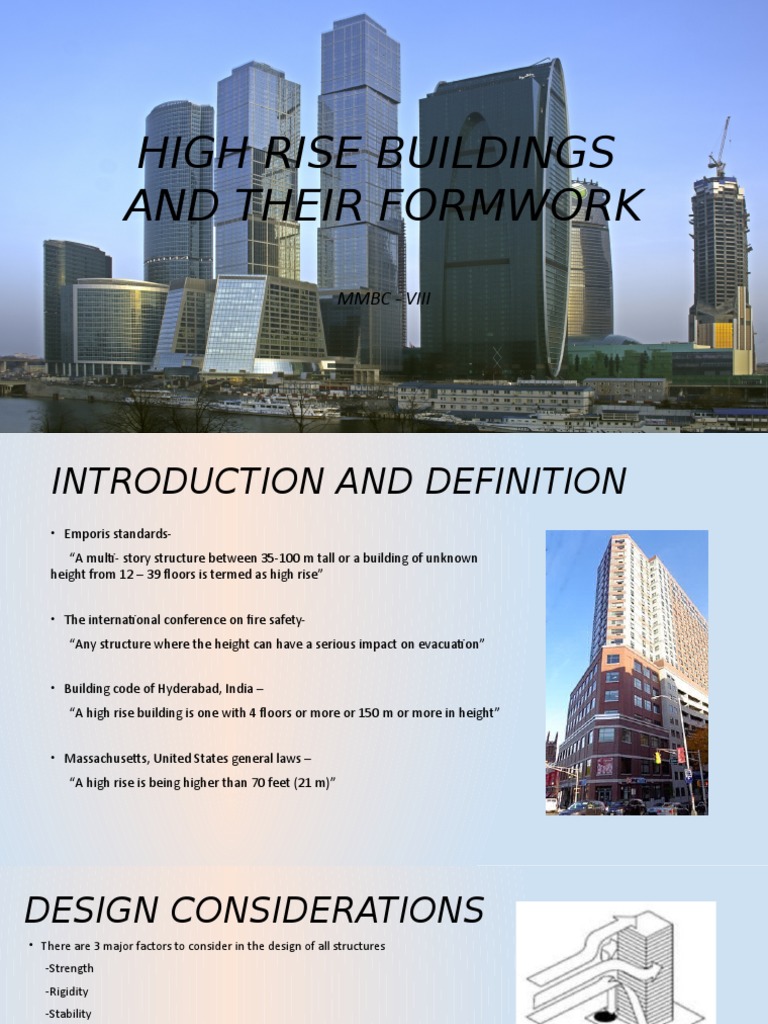 High Rise Buildings | PDF | Concrete | Building Materials