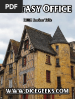 Random Effect d100 Table | PDF | Alcoholic Drinks | Beverages