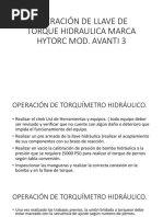 Tabla de Torque Avanti 3 | PDF
