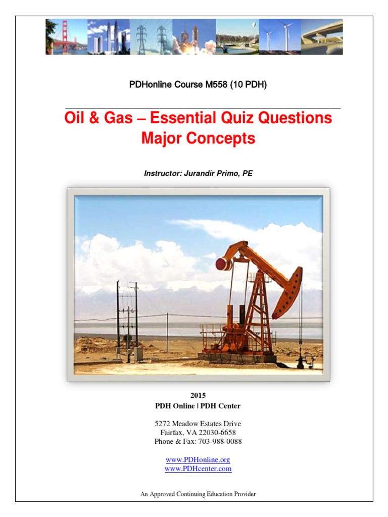 Oil & Gas - Essential Quiz Questions PDF | PDF | Oil Well | Casing ...