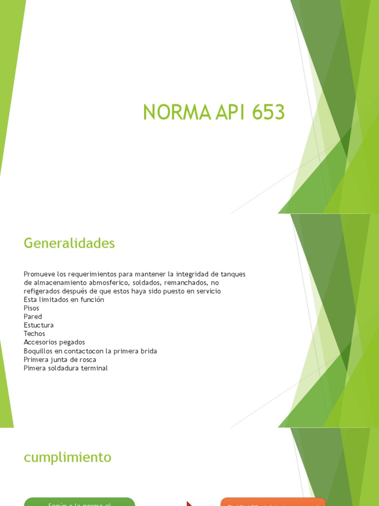 Norma Api 653 | PDF | Tanques | Naturaleza
