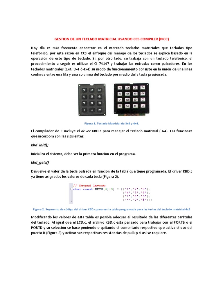Manejo Basico de Teclado (CLASE 4) | PDF