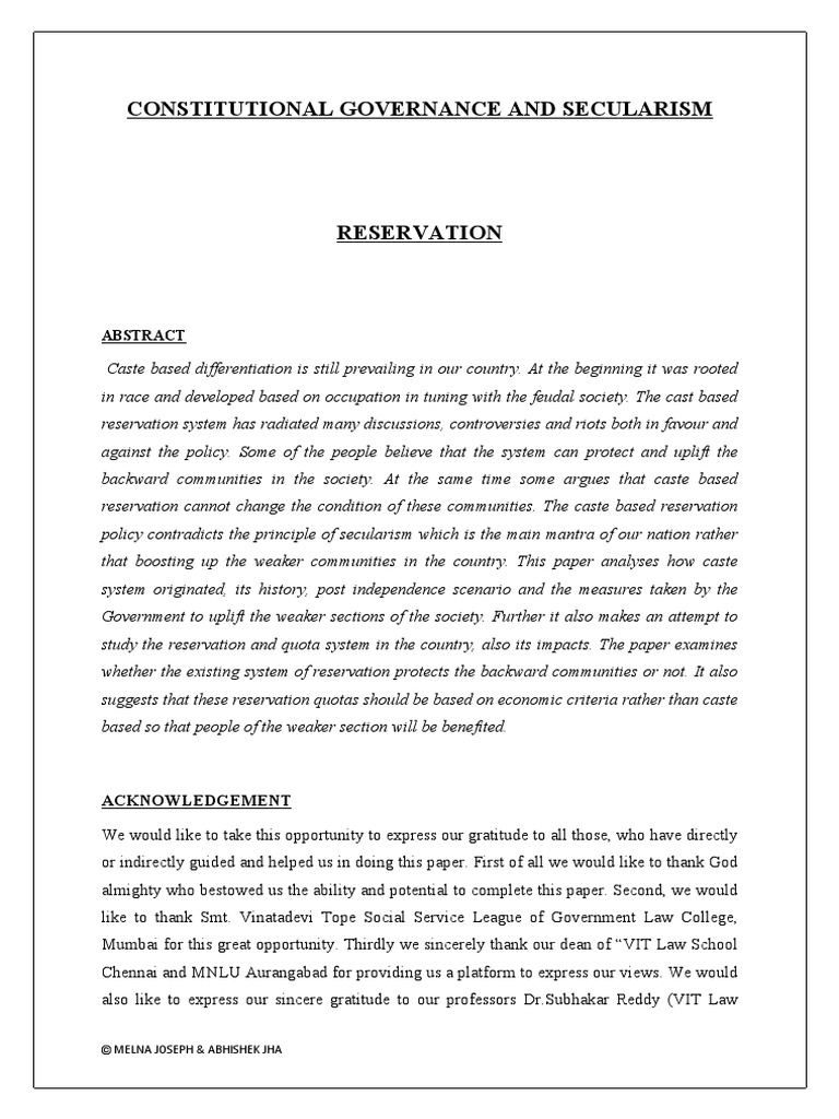 Constitutional Paper | PDF | Social Inequality | Discrimination & Race ...