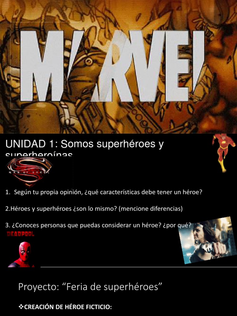 Creación de Superhéroes Escolares | PDF