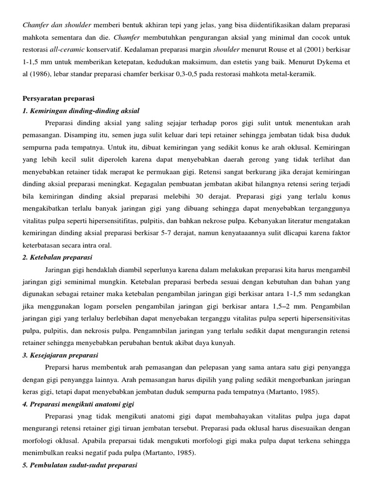 Preparasi GTJ | PDF