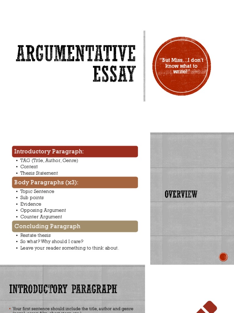 The Outsiders Argumentative Essay Presentation | PDF | Essays