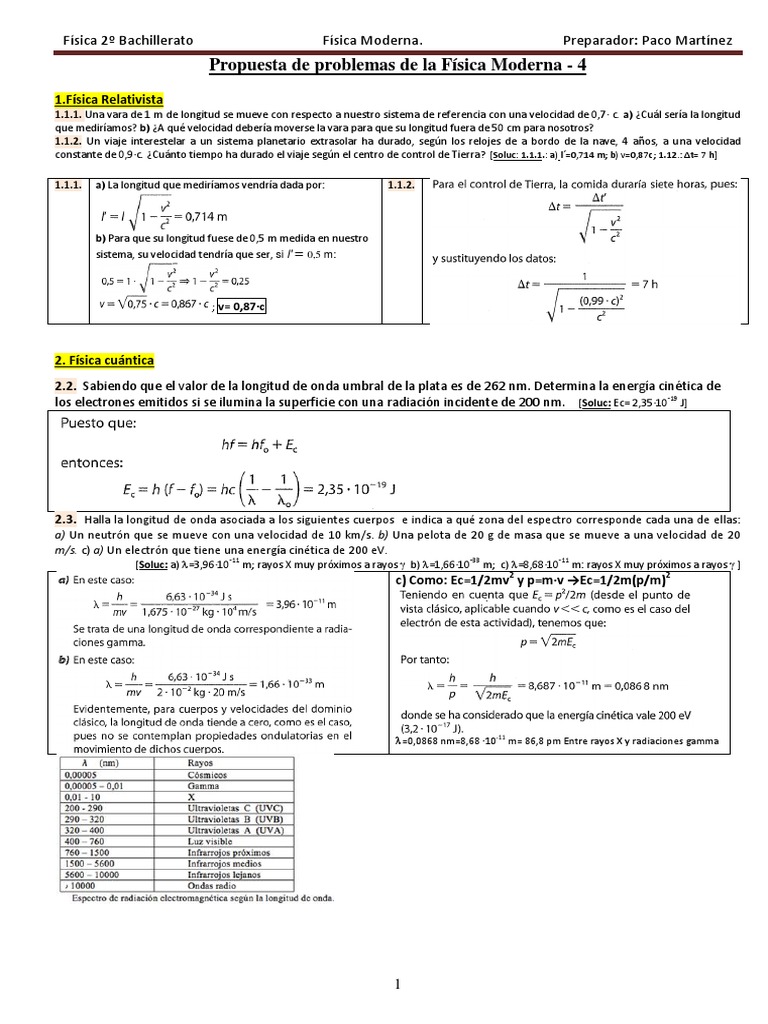 4 FisicaModerna Eval Soluc 4 P | PDF | Fusión nuclear | Núcleo atómico