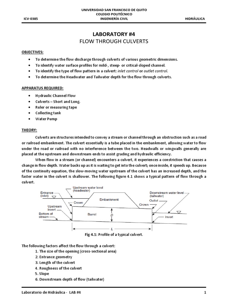Lab - #2. - Flow Through Weirs | PDF | Reynolds Number | Continuum ...