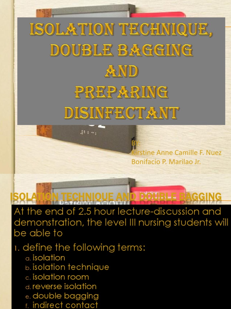 ISOLATION - PPTX Autosaved 1 | Download Free PDF | Disinfectant | Infection