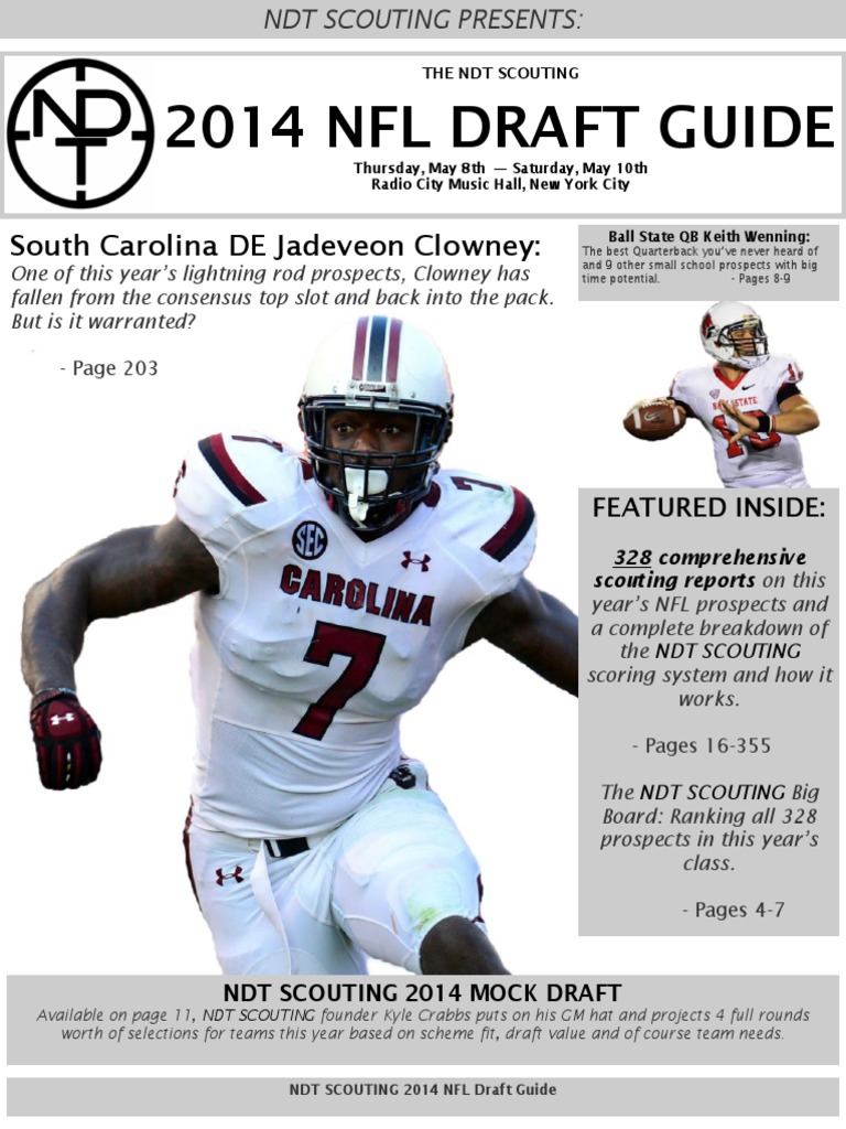 NDT Scouting 2014 NFL Draft Guide | PDF | Florida Gators Football ...