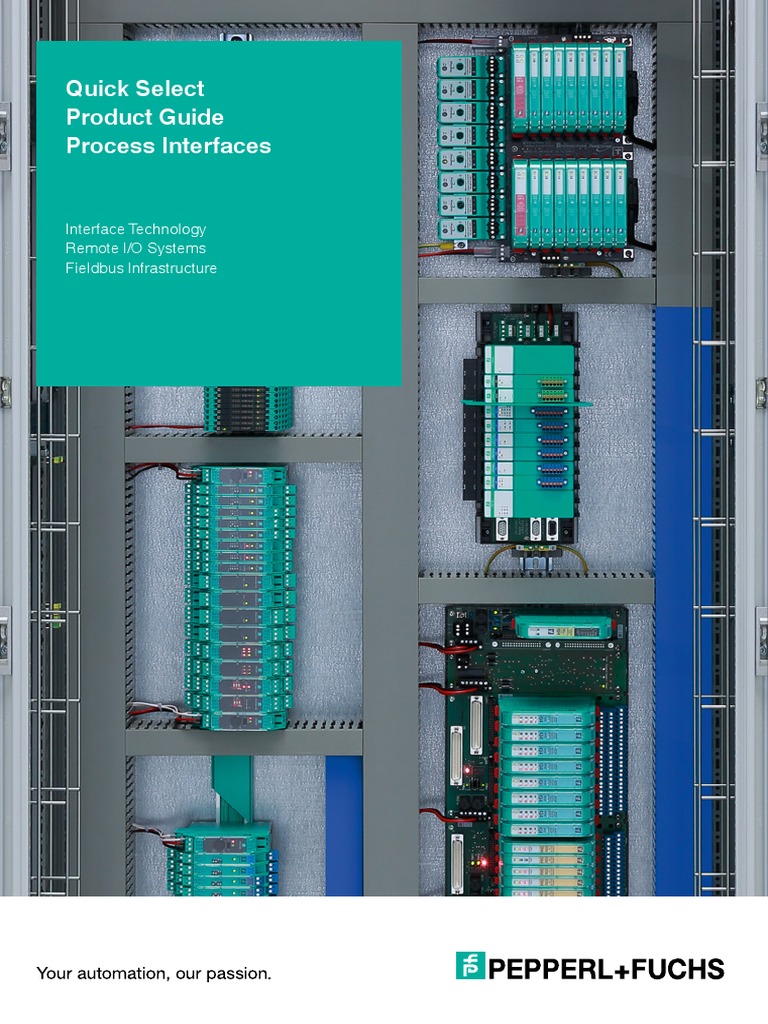 Quick Select Product Guide Process Interfaces: Interface Technology ...