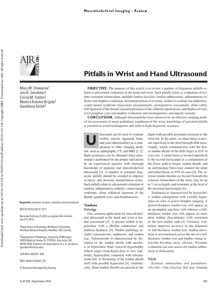 Shoulder USG Anatomy, Technique, Scanning Pitfall | PDF | Thumb | Hand