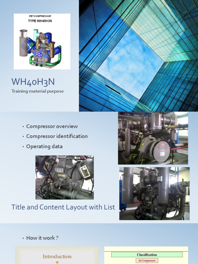 Compressor HAC - WH40H3N | PDF | Piston | Cylinder (Engine)