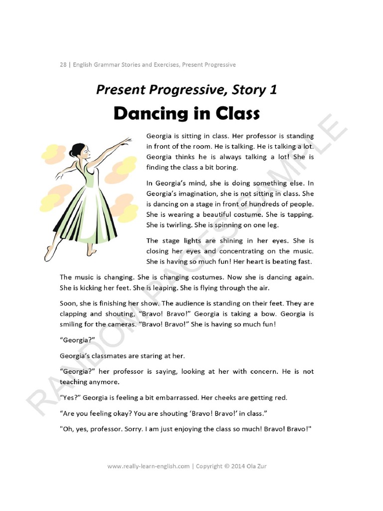 Present Continuous - Homework | PDF