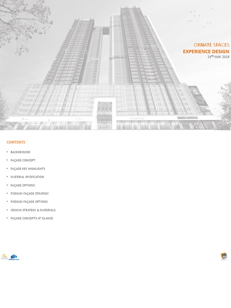 Facade Design Presentation Pdf Pdf Wall Window