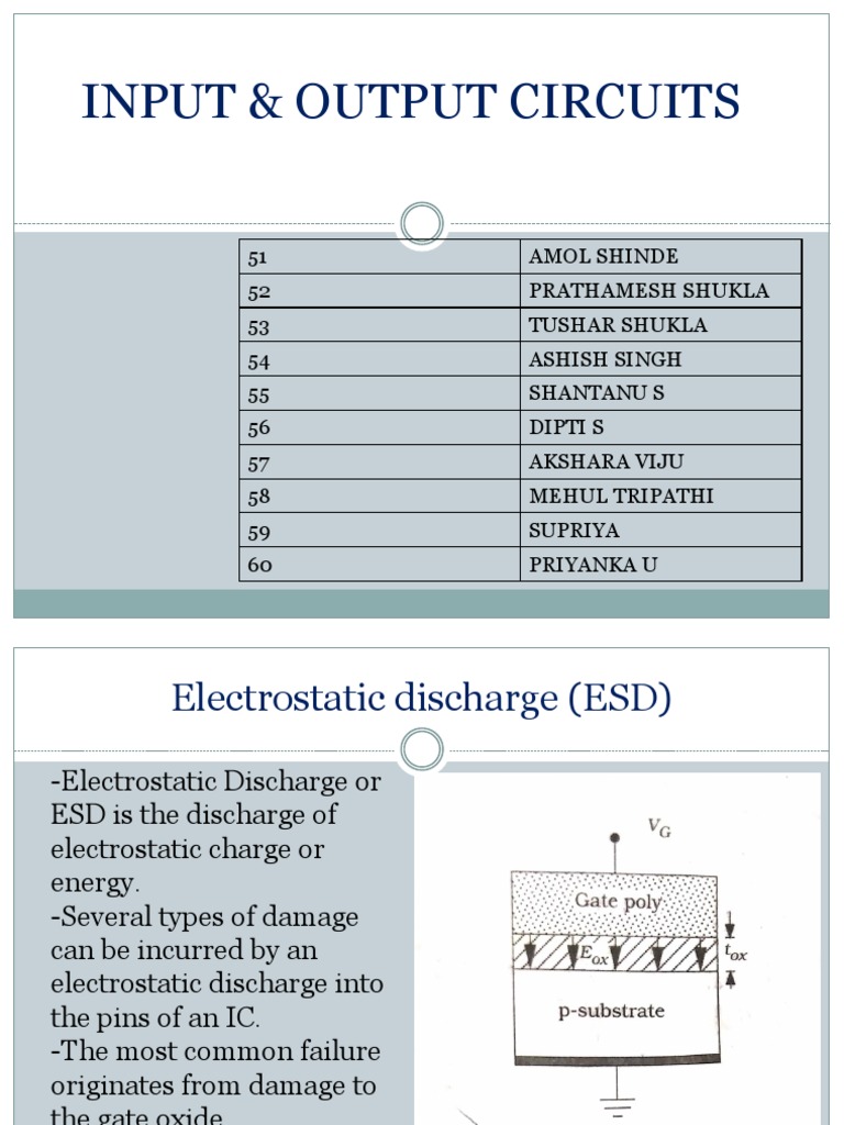 Input and Output Circuit Protection Guide | PDF