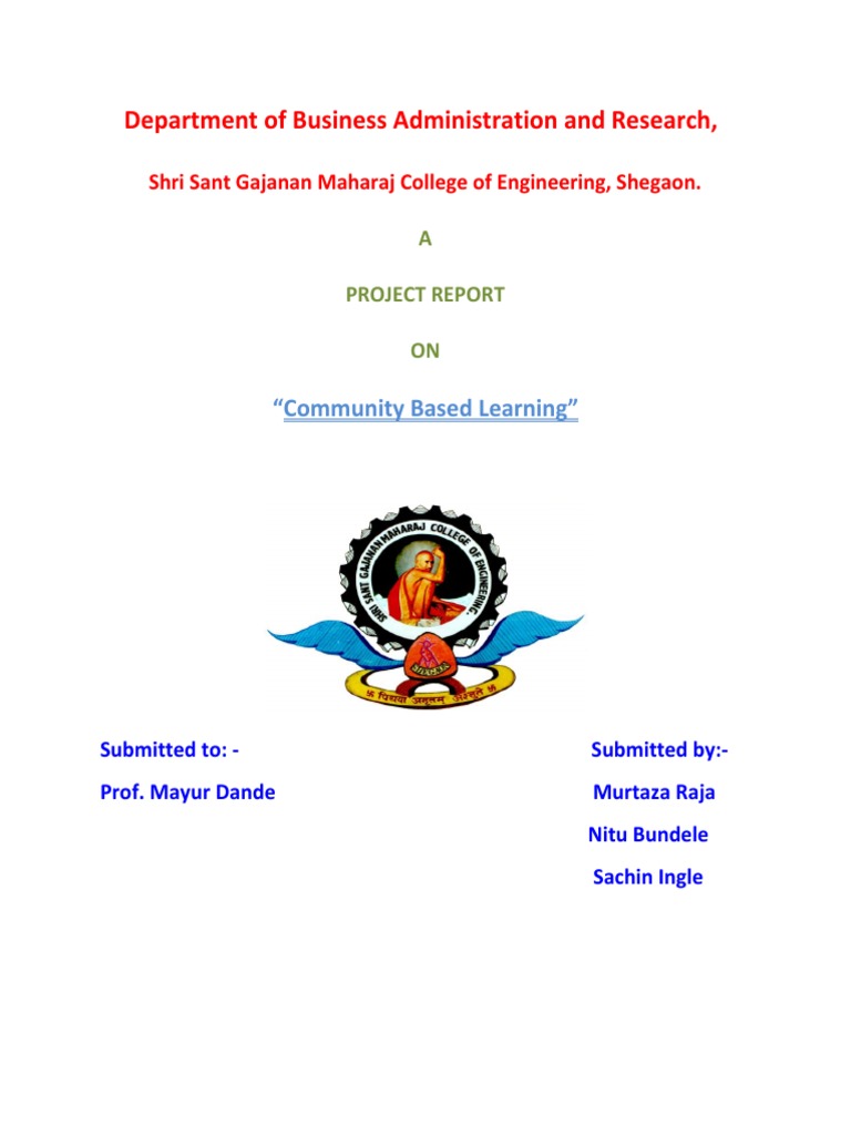 Raja Report of CBL | PDF | Educational Psychology | Learning