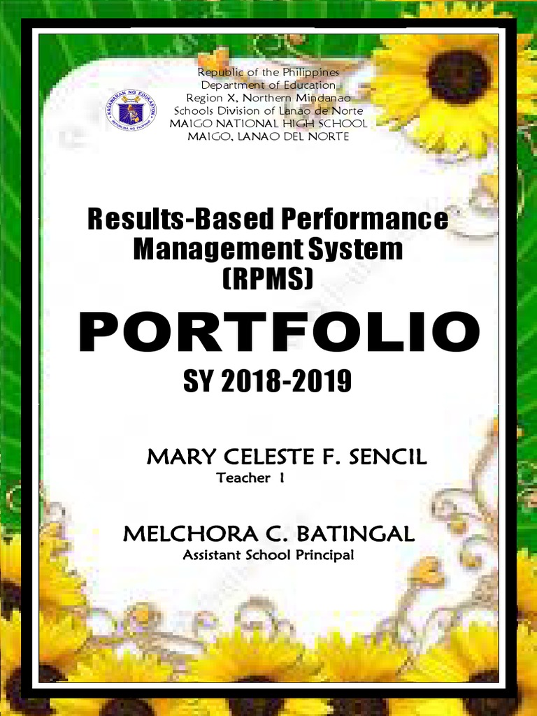 RPMS KRA - Macel Cover | PDF | Teachers | Educational Assessment