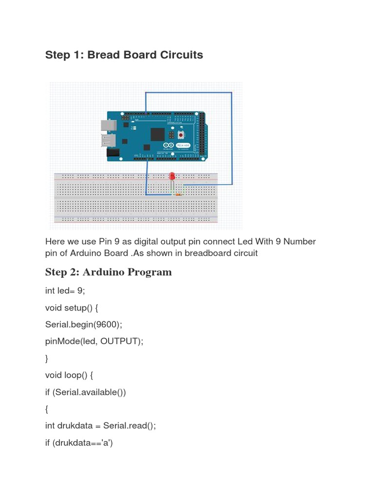 Step 1: Bread Board Circuits | PDF