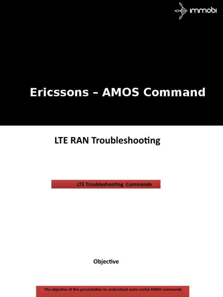 Ericssons AMOS | PDF | Computer Data | Areas Of Computer Science