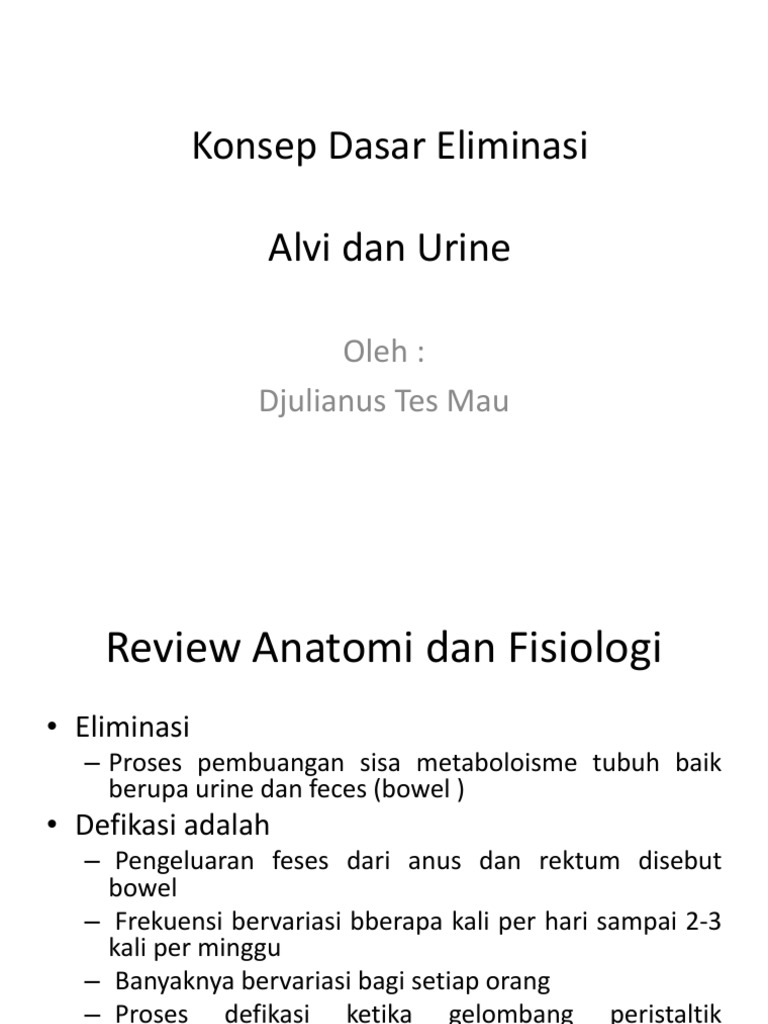 Proses dan Fisiologi Defikasi | PDF