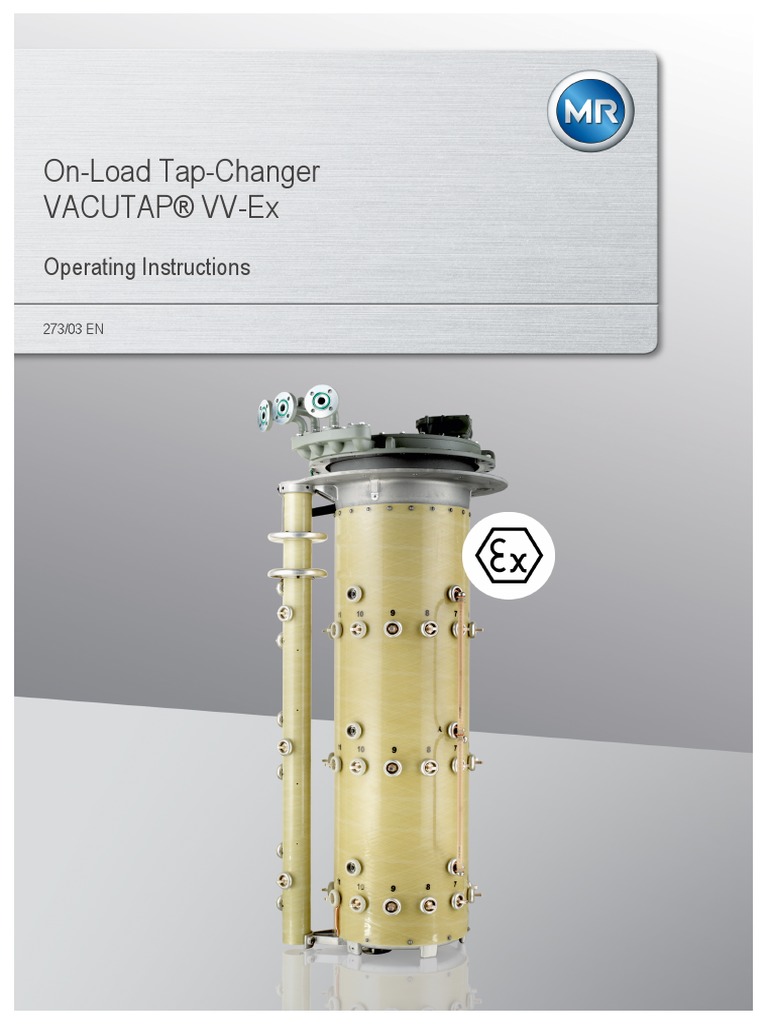 On-Load Tap-Changer Vacutap® Vv-Ex: Operating Instructions | PDF ...