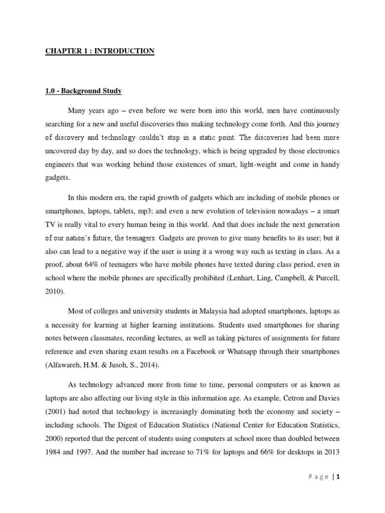 English Research - The Uses of Gadgets Among KMS Students PDF | PDF | Questionnaire