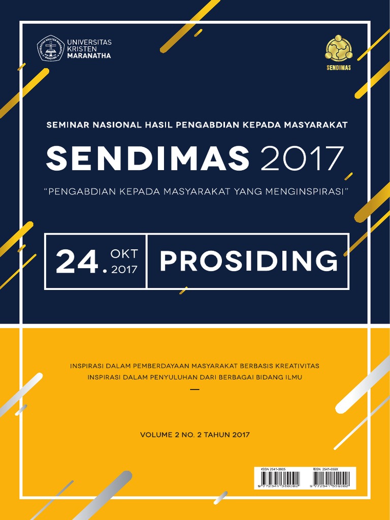 Prosiding Seminar Nasional Pengabdian Kepada Masyarakat (SENDIMAS) 2017 Vol. 2 No. 2 | PDF
