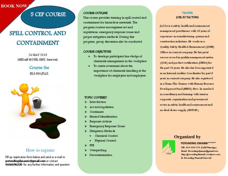 Brochure Spill and Containment | PDF | Emergency Management | Safety