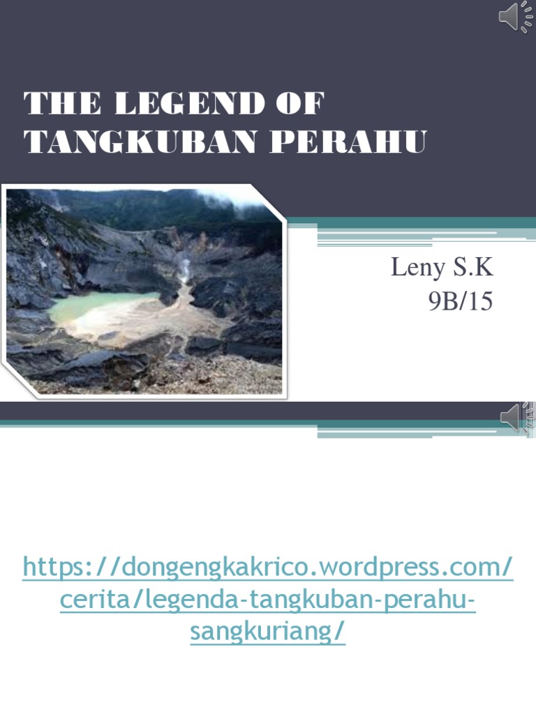 The Legend of Tangkuban Perahu (English Project) Lenn | PDF