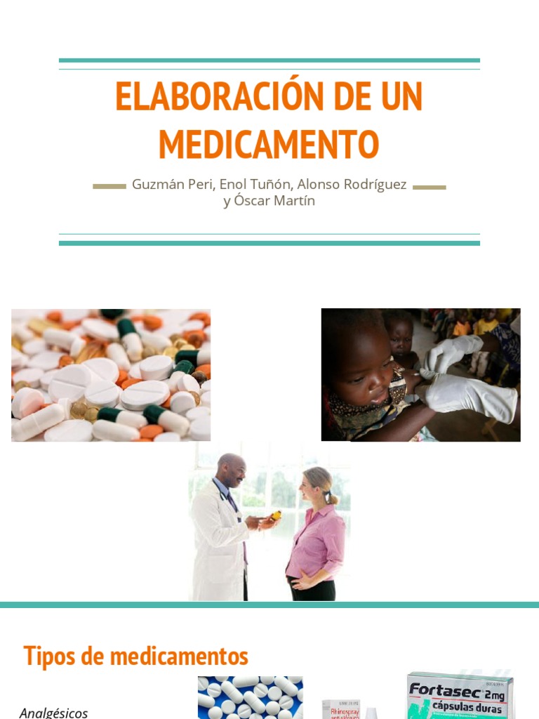 Elaboración de Un Medicamento | PDF | Medicamentos con receta ...