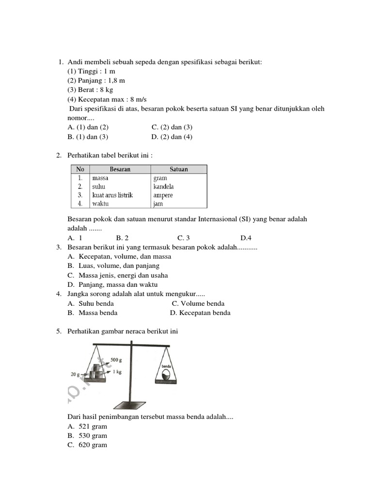 Soal SMP | PDF