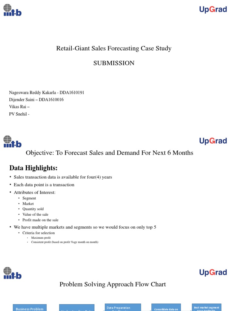 Retail-Giant Sales Forecasting Case Study Submission | PDF ...