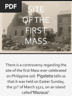 First Mass in The Philippines | PDF