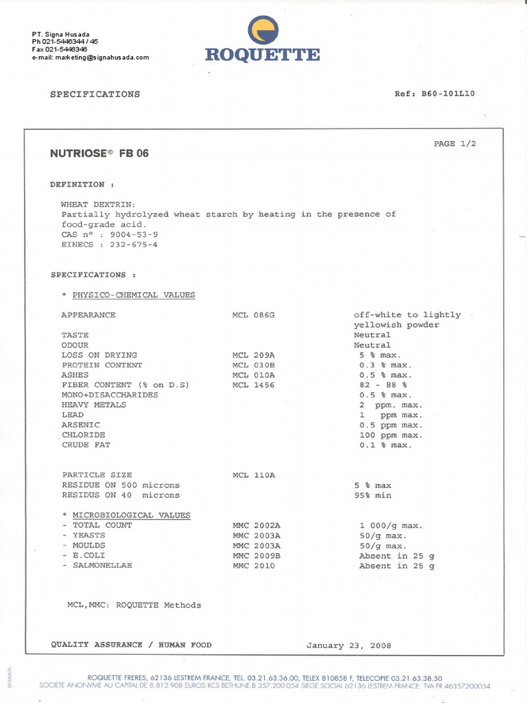 Dextrin | PDF | Foods | Food Ingredients