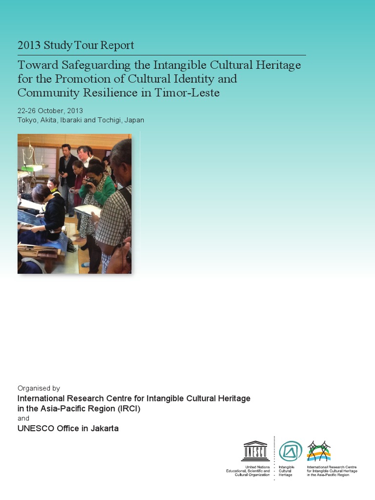 2013 Study Tour Report en PDF | PDF | Cultural Heritage | Museum