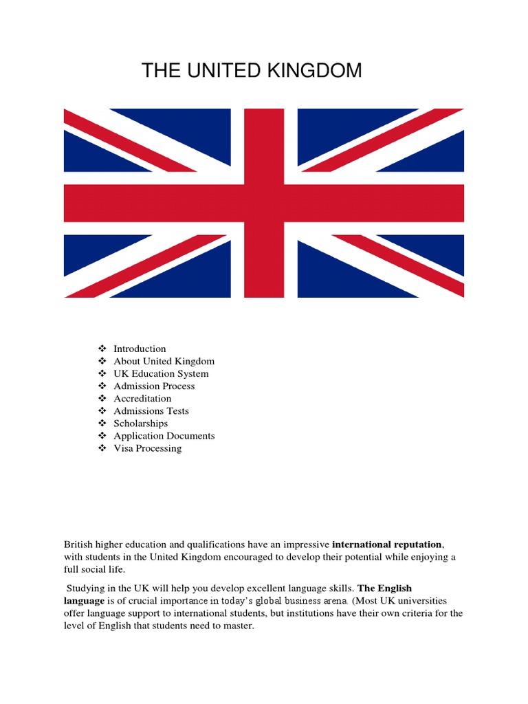 The United Kingdom: Language Is of Crucial Importance in Today's Global ...