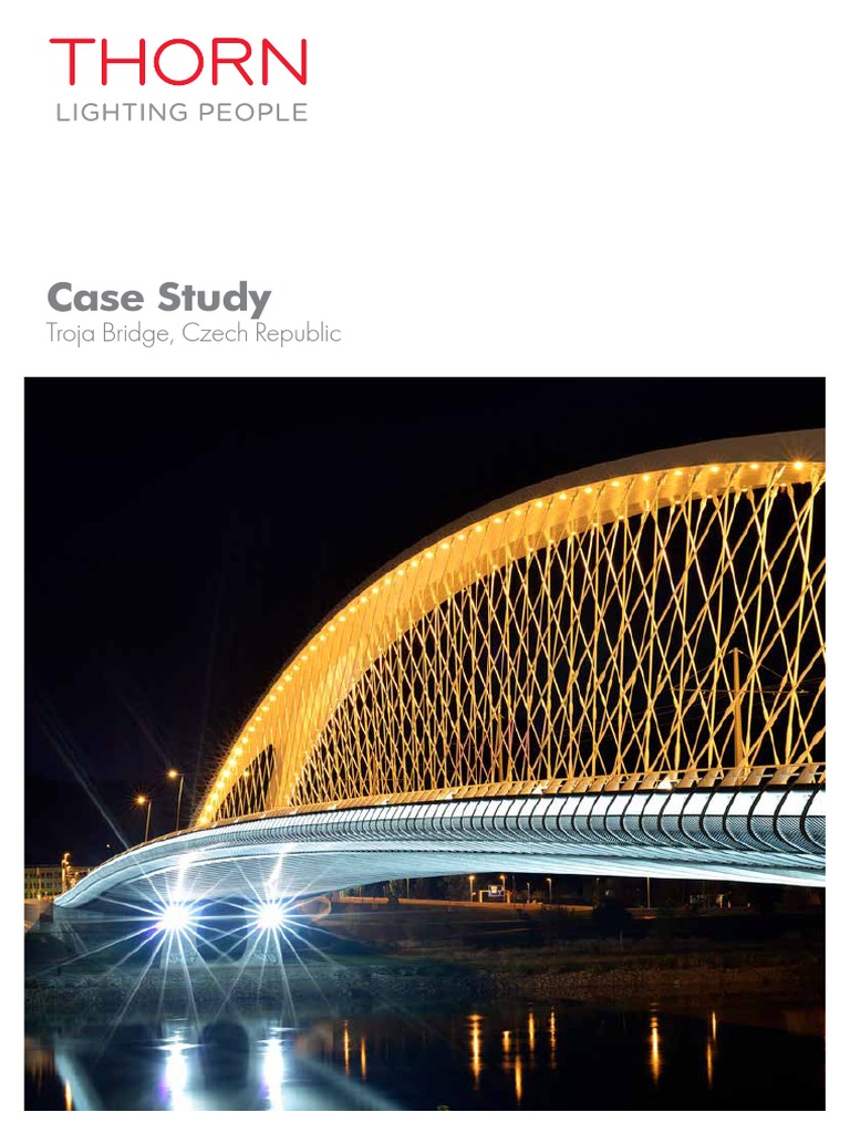 Case Study: Troja Bridge, Czech Republic | PDF | Lighting | Light