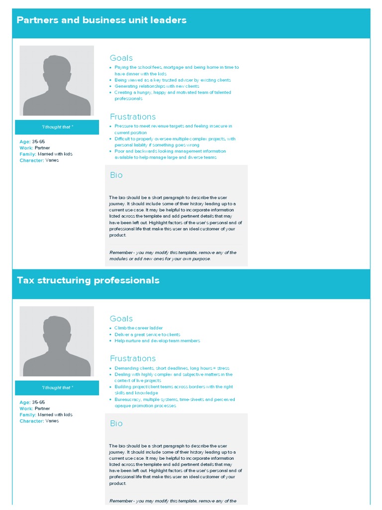 Partners and Business Unit Leaders: Goals | Download Free PDF | Use ...