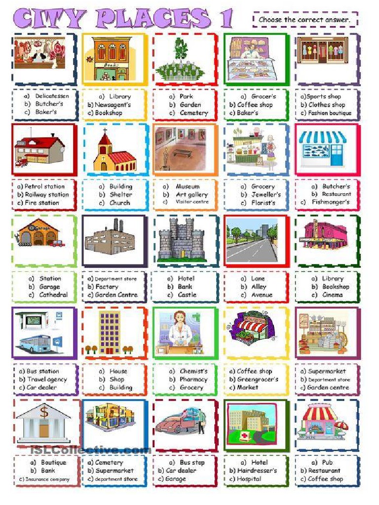Lugares en Ingles | PDF