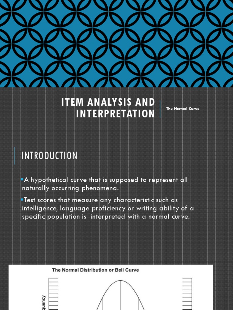 Understanding the Normal Curve Analysis | PDF