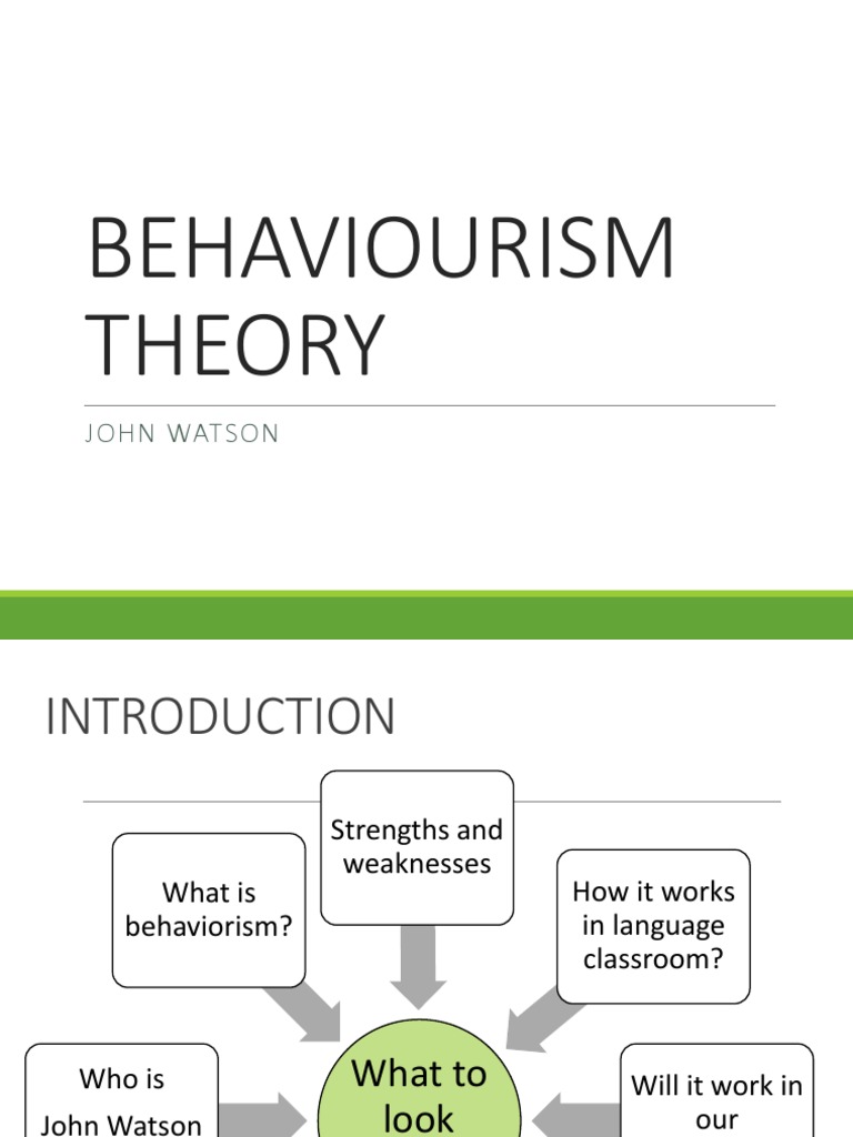 Behaviourism Theory | Download Free PDF | Behaviorism | Reinforcement