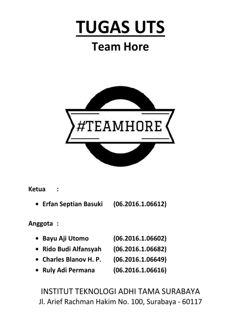 Team Hore - Cover | PDF